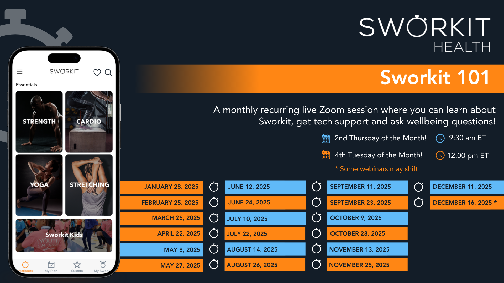 Sworkit Health Client Portal